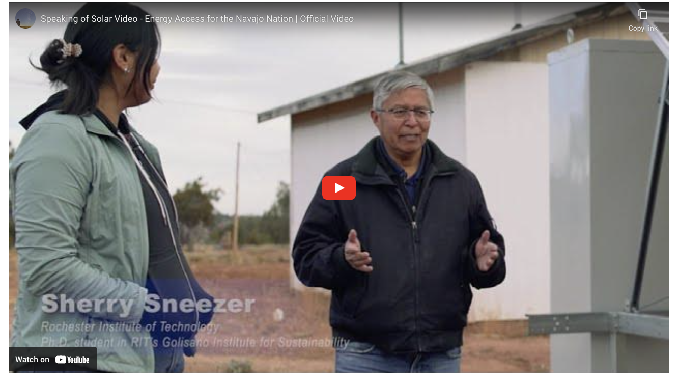 “Speaking of Solar”: Energy Access Video for the Navajo Nation ...
